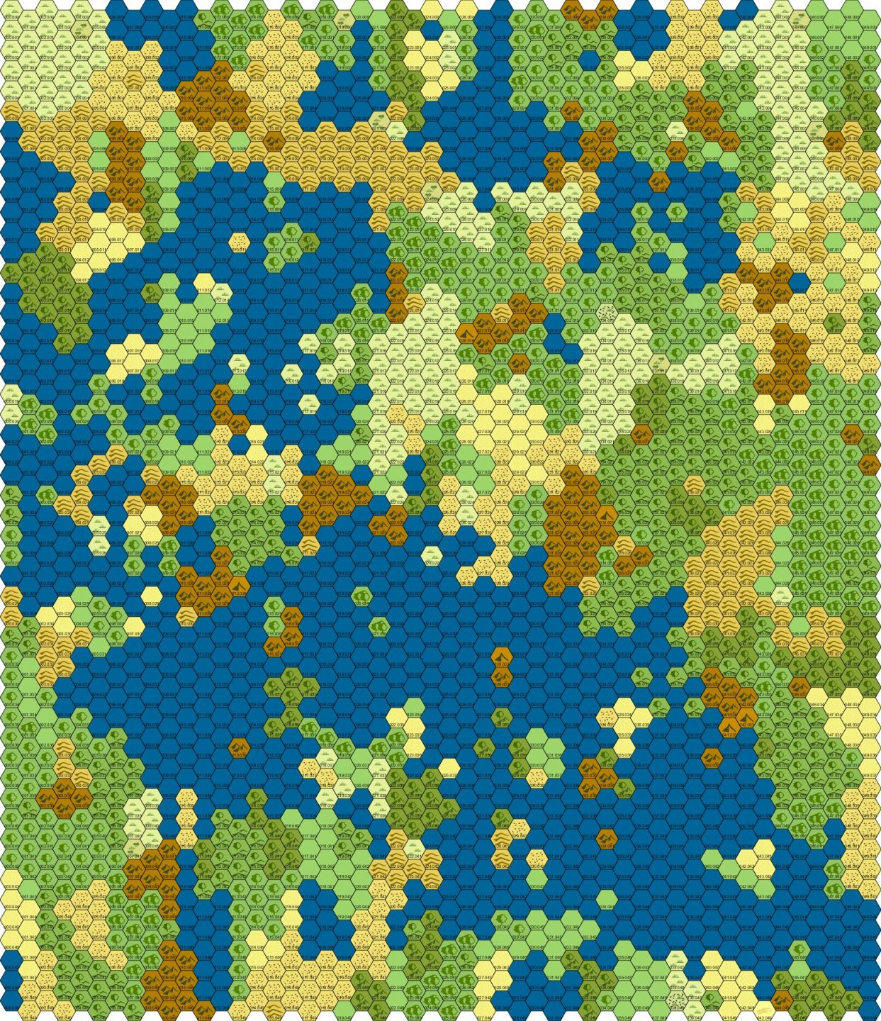 RPGMaker: First-Cut Overworld Map – In My Campaign